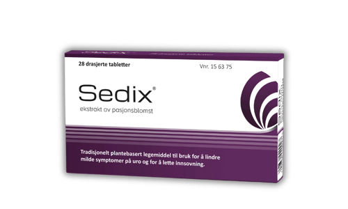 Sedix - spørsmål og svar | Reseptfritt legemiddel mot indre uro